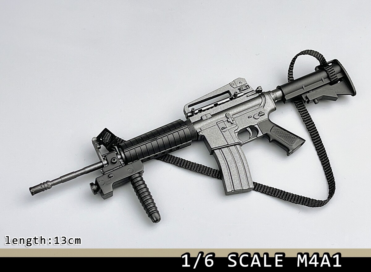 1:6 WWII M4A1 Gun Rifle Weapon Model For 12" Male Action Figure Body ...