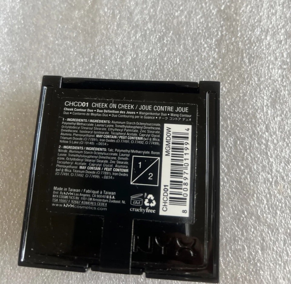 NYX Professional Makeup Cheek On Cheek Contour Duo Palette 0.18 oz ...