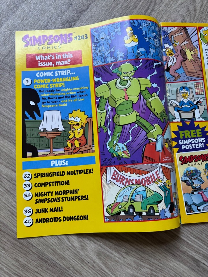 The Simpsons Comics UK Issue 243 November 2015 | eBay UK