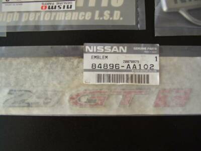 JDM OEM 25GTT R34 ER34 RB25DET EMBLEM DECARL GENUINE NEW 84896-AA102 ...