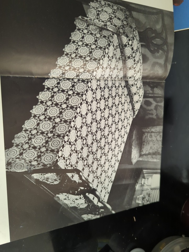 Crochet Book "Crocheting Bedspreads" & Bucilla Cotton Creations ...