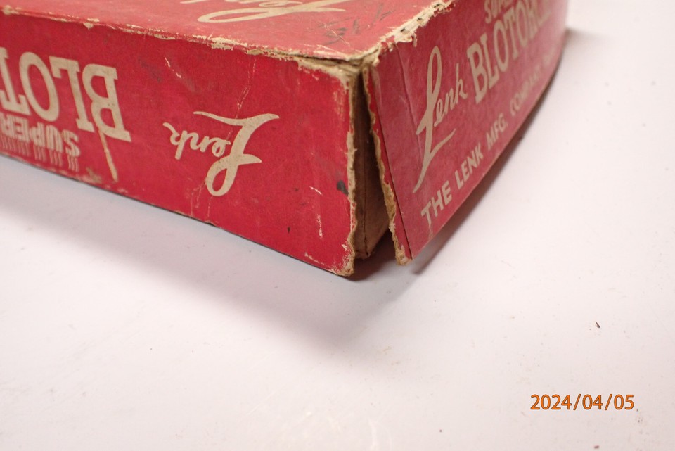 VINTAGE LENK SUPER HEAT MODEL 222 BLOTORCH WITH BOX CARTON PAPERS ...