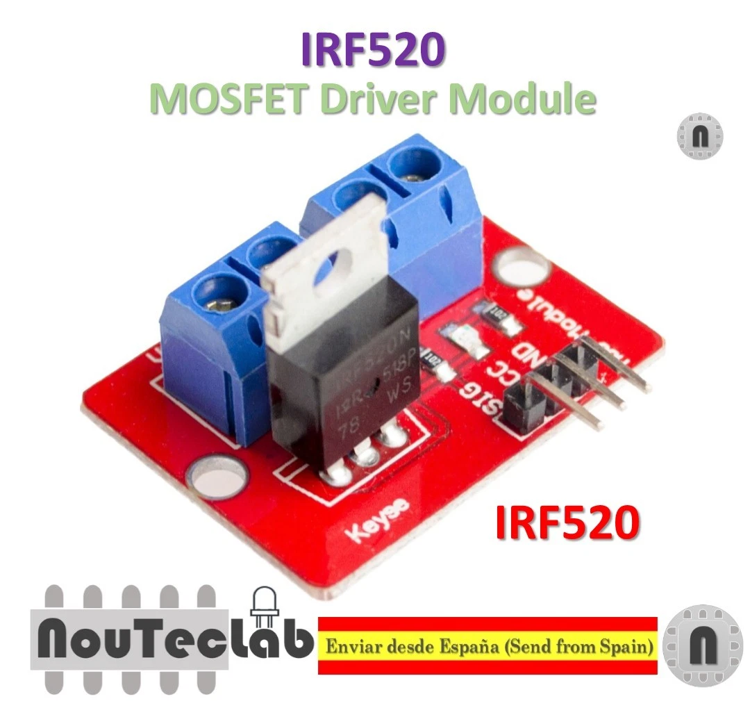 IRF520 MOS FET Driver Module For Arduino Satistronics, 54% OFF