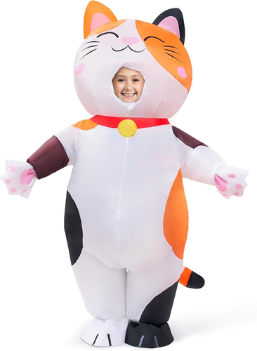 Kids Calico Inflatable Costume, Full Body Inflatable Calico Cat Costume ...
