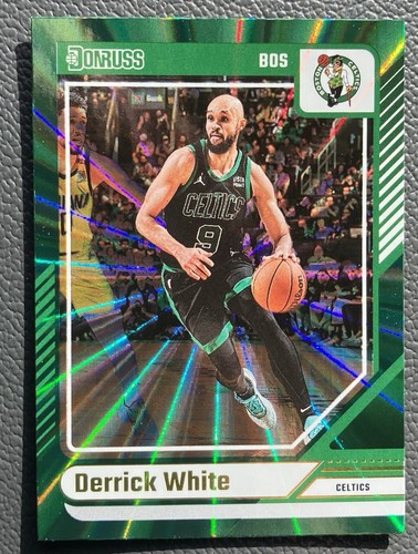 2024-25 Panini Donruss - Derrick White #144 Holo Green Laser Color ...