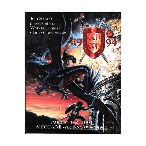 TSR Gen Con 1994 Gen Con Program VG+ | eBay