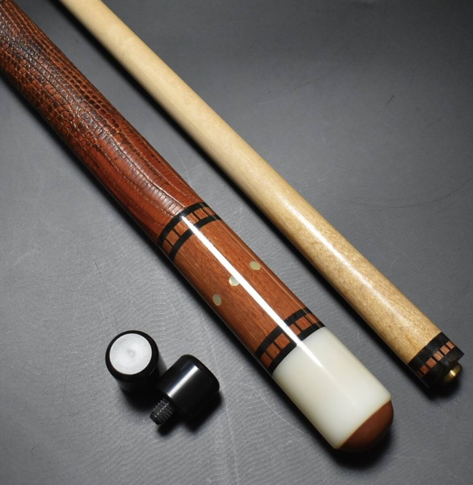 Vintage Yoshimura Cue 1970s Rare Butterfly 8-Splice 18-Pin Billiard ...