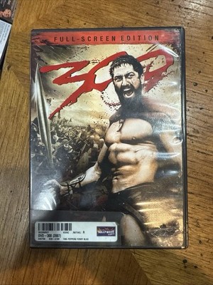 300 (DVD, 2007 Full screen Edition) Ex Rental Buy 3 DVDs Get Any 3 DVDs ...