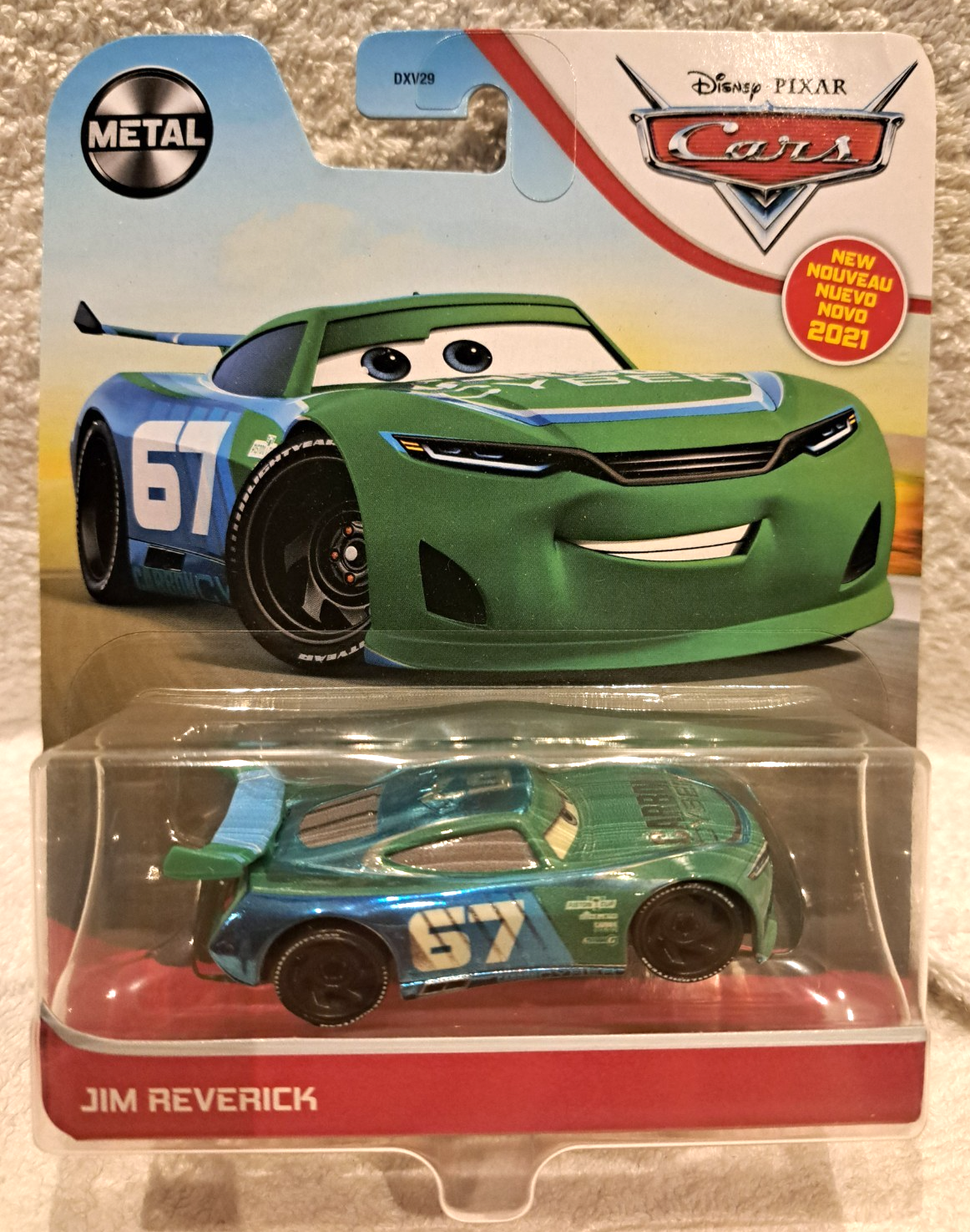 CARS 3 - JIM REVERICK racer CARBON CYBER TEAM - Mattel Disney Pixar | eBay