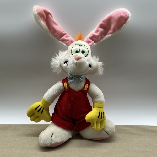 Roger Rabbit Plush Disney World Disneyland VTG 1987 Stuffed Animal Who ...
