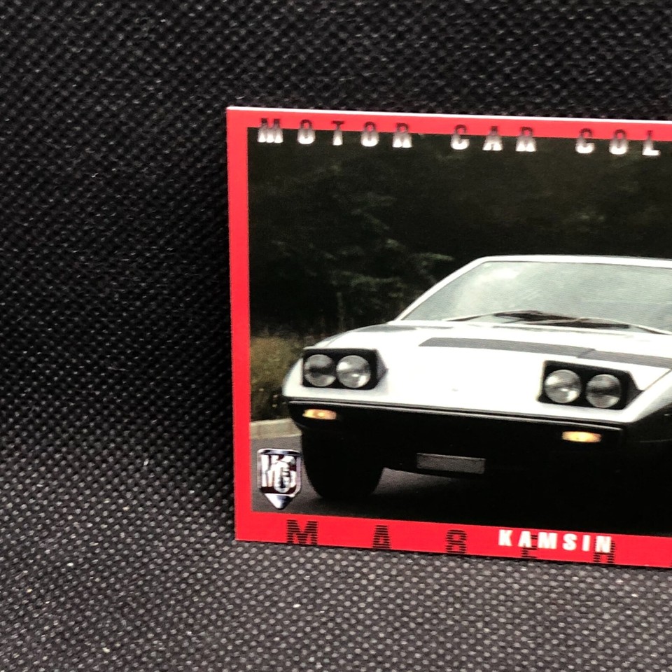 Maserati Kamsin Card Tsukuda Original 062 1998 Japanese Very Rare TCG ...