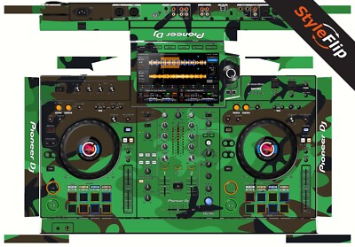 Pioneer XDJ-RX3 Skin | Green Camo | Protective Decal | StyleFlip Skins ...
