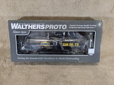 Walthers Proto HO SUNX Sunoco 54' 23K Gallon UTLX Funnel Flow Tank Car ...