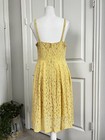 Guess Women’s Yellow Floral Lace V-Neck Fit & Flare Dress Size 10 | eBay
