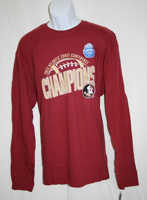 Fanatics 2023 Atlantic Coast Conference FSU Seminoles Red LS Shirt Sz ...
