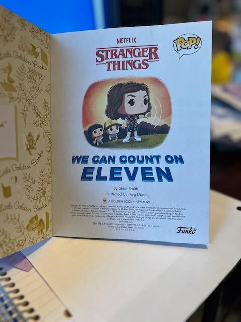 Little Golden Book Netflix Stranger Things We Can Count on Eleven Funko ...