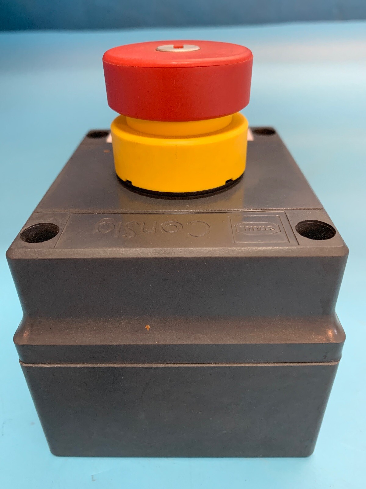 STAHL 8040/11B-U090 CONTROL STATION SS316 KEYED E-STOP SWITCH, ATEX, UL ...