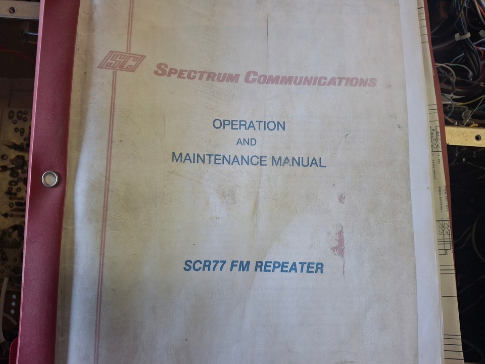 Vintage Spectrum Communications SCR 77 Ham Radio FM Repeater Controller ...