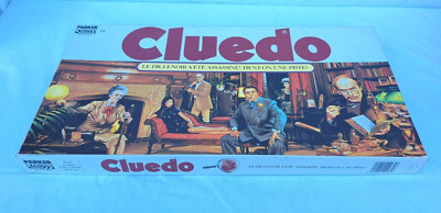 JEU DE SOCIETE " CLUEDO " PAR PARKER VINTAGE DE 1982 COMPLET EN BOITE ...