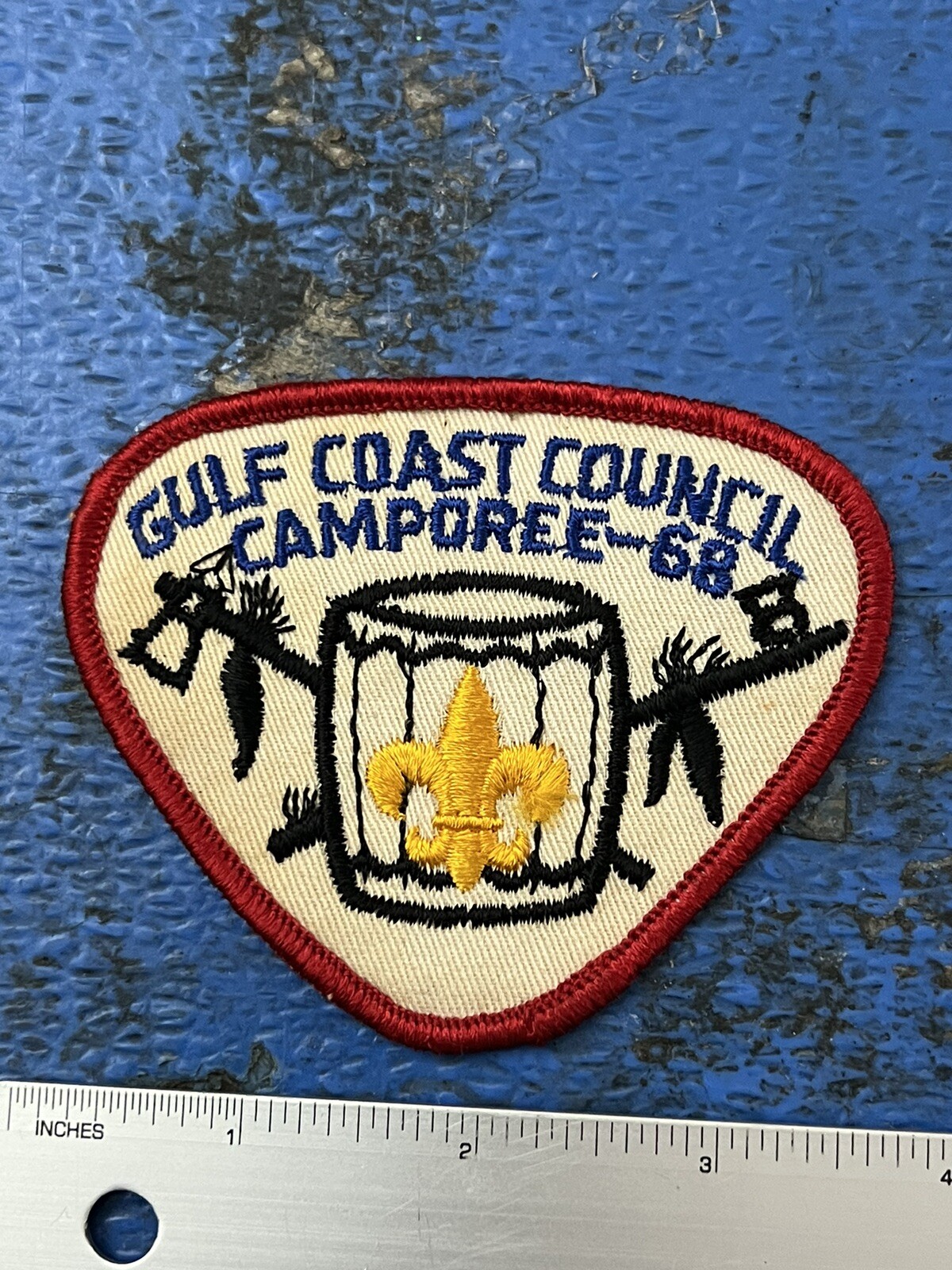 Vintage 1968 Boy Scout Gulf Coast Council Camporee Patch BSA | eBay