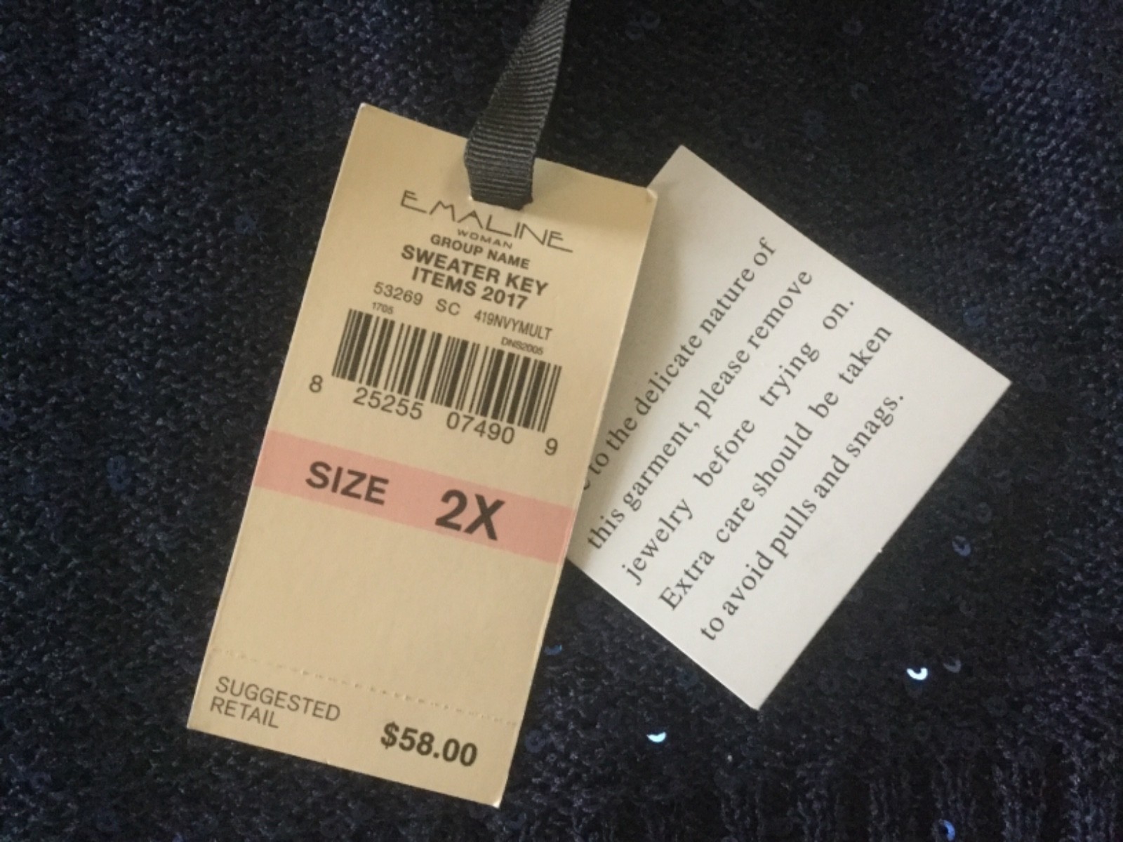 Ladies’ Emaline Woman ~ Sweater ~ Blue ~ Size 2X ~ Retail $58 | eBay