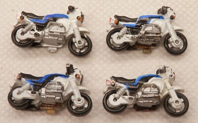 Micro Machines BMW K100 Motorcycle x4 White/Black/Blue Motorcycles | eBay