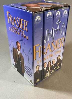 Frasier, Complete Season Two, Box Set, 4 PAL VHS Video Tapes | eBay UK