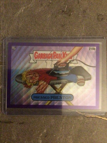 Pressed PRESTON Garbage Pail Kids Purple Hologram /250 | eBay