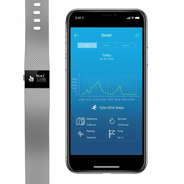 Gems Activity Tracker Set Alarm Keep Data Bluetooth Ios/android) 2pk ...