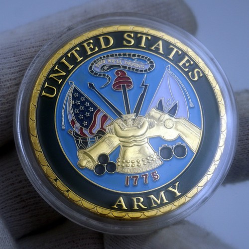 US Army Military 1775 Strong United States Patriotism challenge coin ...