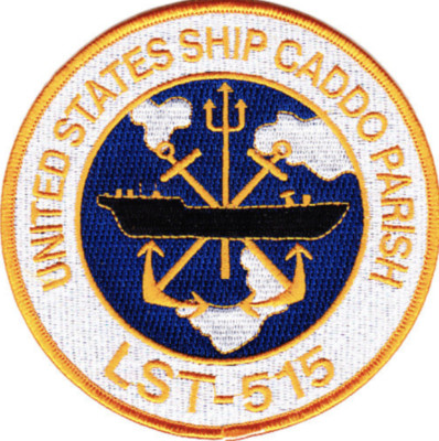 5" NAVY USS CADDO PARISH LST-515 EMBROIDERED PATCH | eBay