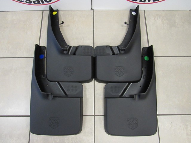 Dodge RAM Molded Splash Guards Mud Flaps 82211228 82212287ac Mopar FRT ...