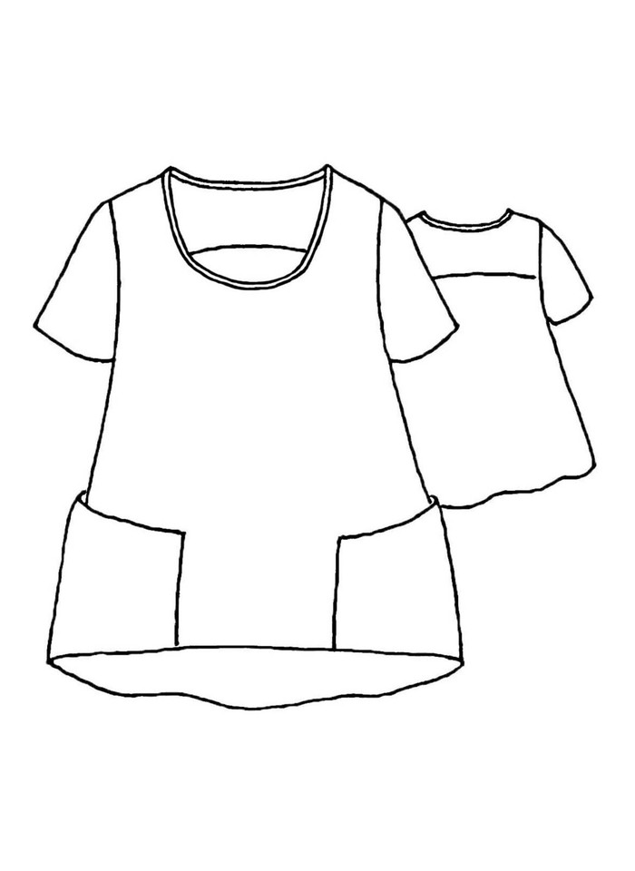 FLAX Designs Linen Cool Top L NWT Tee HERB | eBay