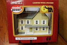 Model Power Built up Building Kennedy's House # 588 HO Scale NOS SC 86e ...