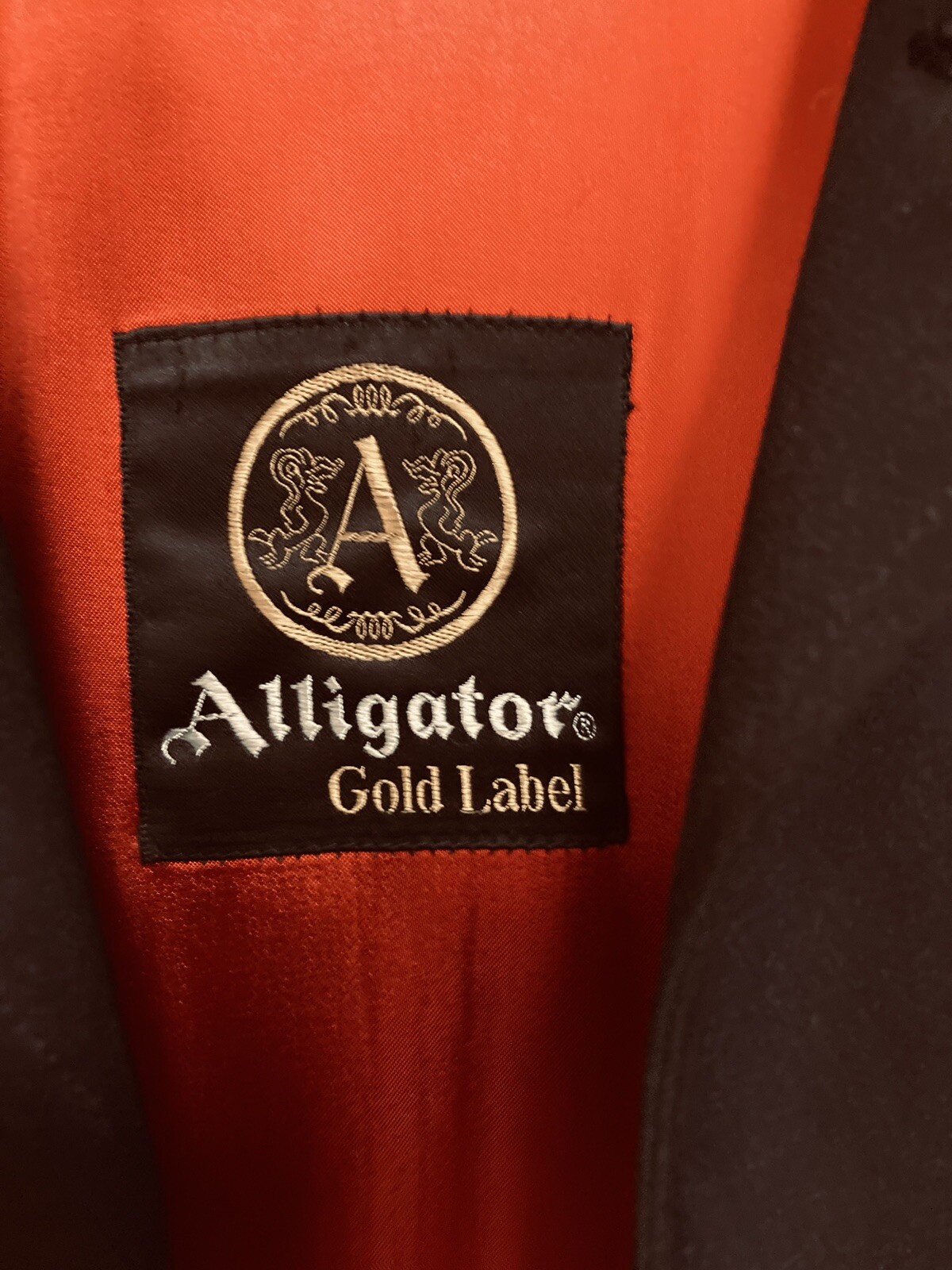 Black Tuxedo Overcoat - Alligator Gold Label 42 R wi… - Gem