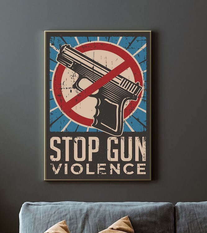 Stop Gang Violence Posters
