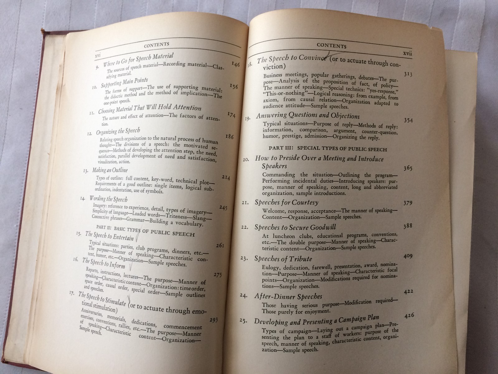 Principles & Types of Speech, Revised, Alan H. Monroe, Hardcover, 1935 ...