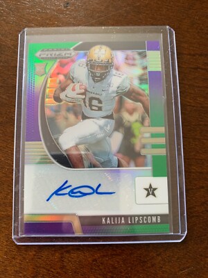 KALIJA LIPSCOMB 2020 Panini PRIZM DRAFT AUTO 69/149 Vanderbilt | eBay