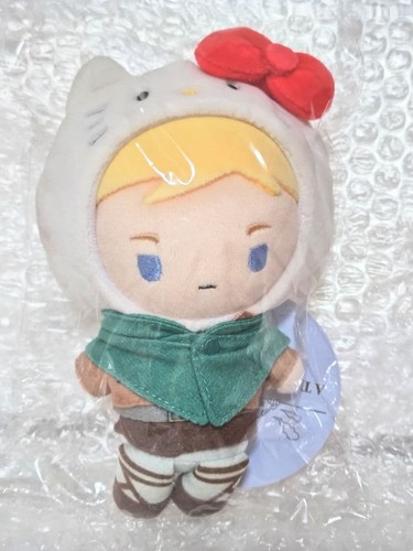 Attack on Titan Erwin Sanrio Hello Kitty Plush Mascot | eBay