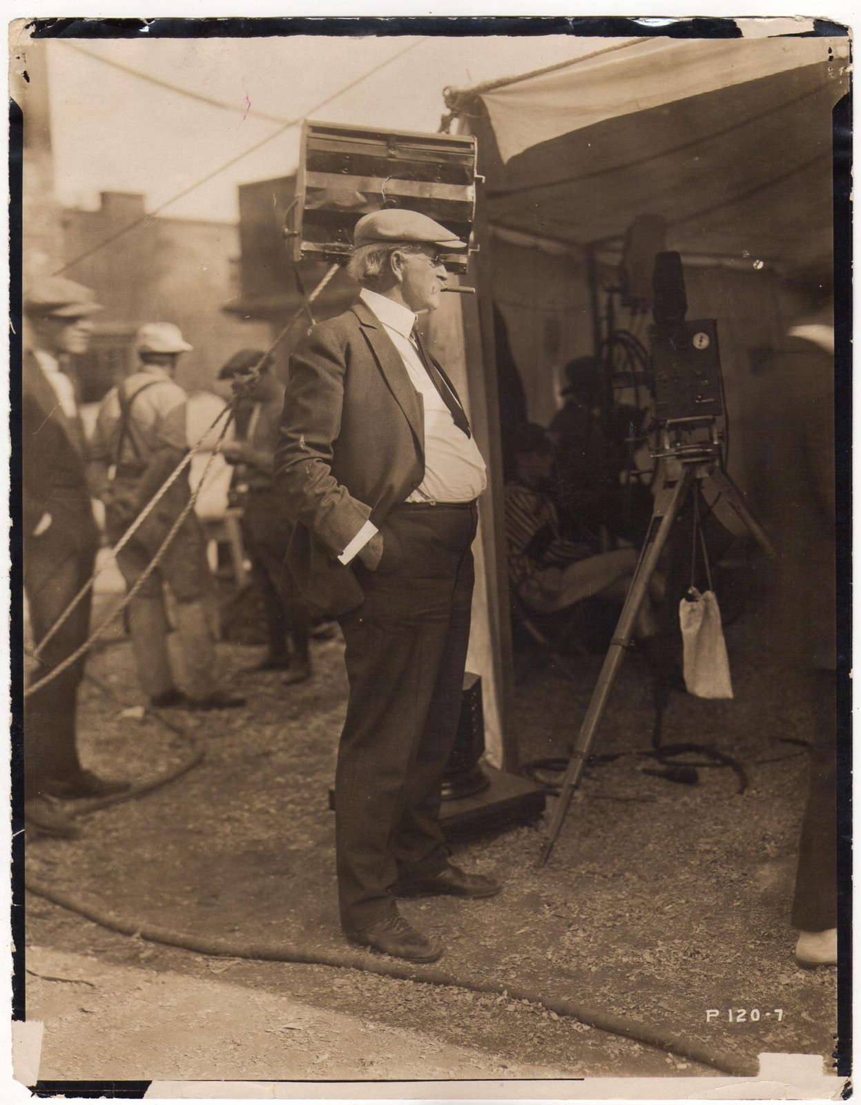 THEODORE ROBERTS, veteran stage Actor on Set Paramount's THE AFFAIRS OF ...