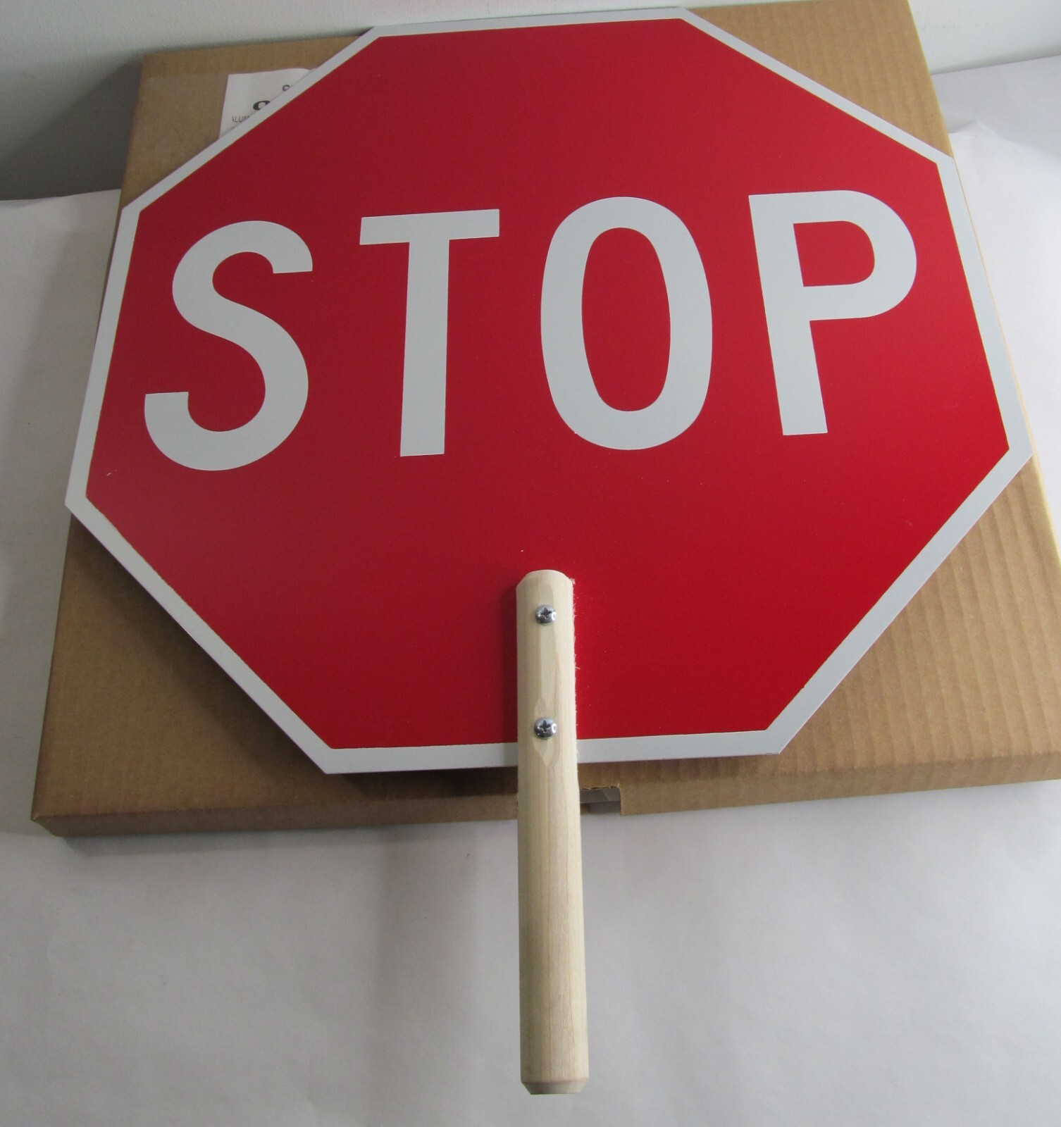 CORTINA 03-864 STOP/ SLOW 18in TRAFFIC CONTROL SIGN ALUMINUM PADDLE ...