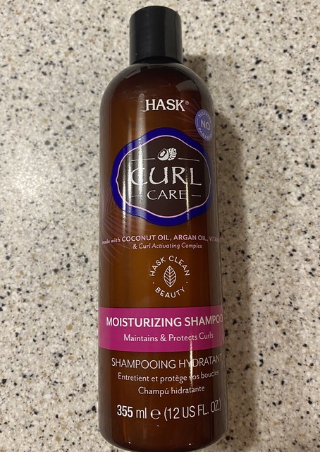 Hask Curl Care Moisturizing Shampoo & Detangling Conditioner-12oz. Each ...