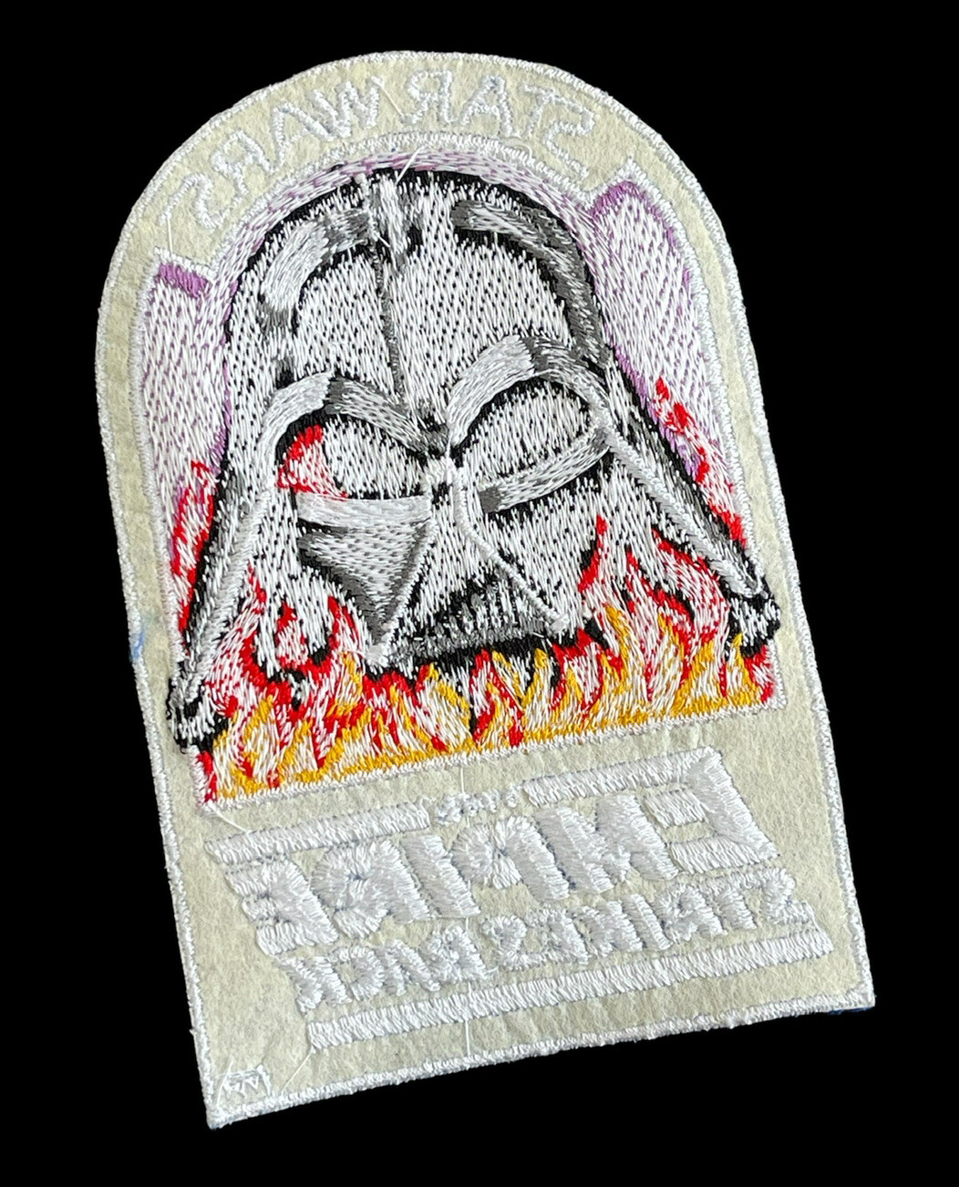 Original Star Wars ESB Darth Vader Flames Cast Crew Patch Norway Finse ...