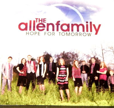 ALLEN FAMILY, The Allen Family Hope For Tomorrow Gospel CD SELLER ...