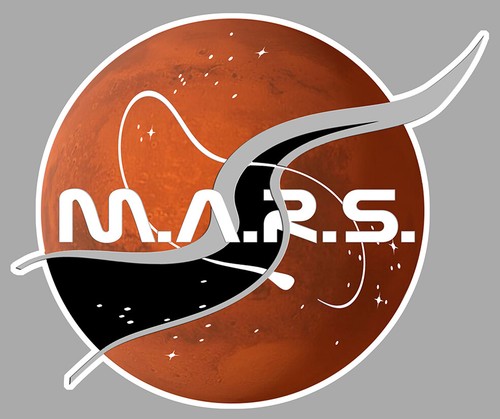 STICKER NASA LOGO CONQUETE SPATIALE MARS 2000 EXPEDITION PERSEVERANCE ...