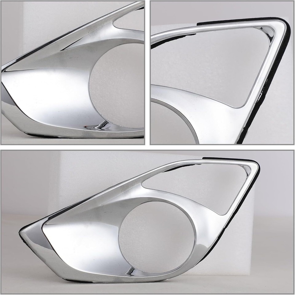 Pair Fog Lights Bezel Trim Cover Set Fit For 2013 2014 2015 Toyota ...