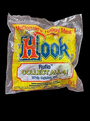 1991 Hook Rufio McDonald's Happy Meal Toy | eBay