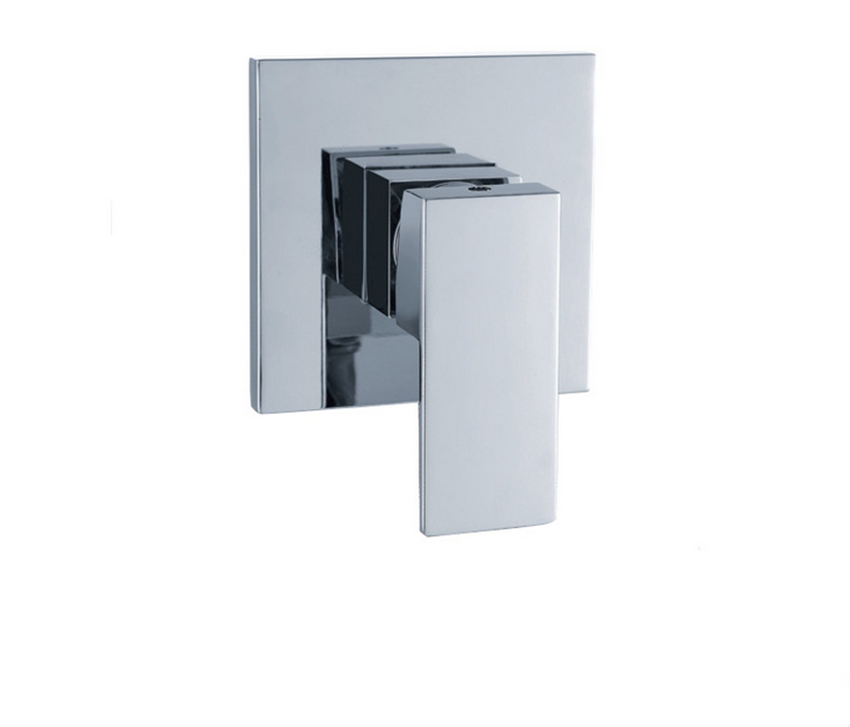 Square Two Holes Wall Sink Basin Mixer Valve Tap Bathroom Tub Spout ...