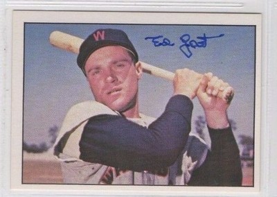Ed Yost 1979 TCMA The 50's autographed auto signed card Senators | eBay