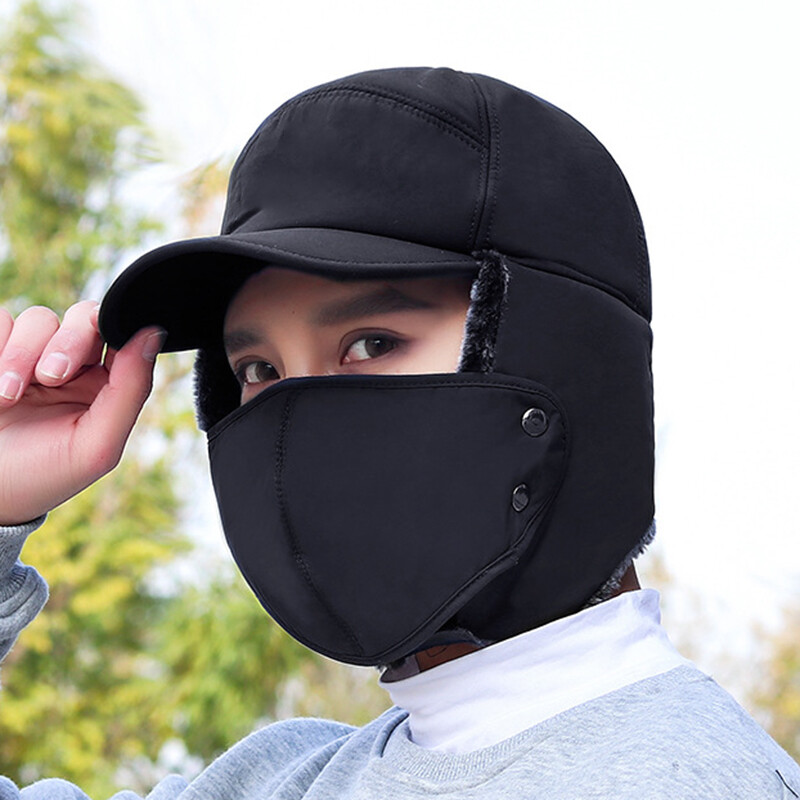 Cycling Cold-Proof Ear Outdoor Warm Caps Thickened Ear Warmer Winter ...